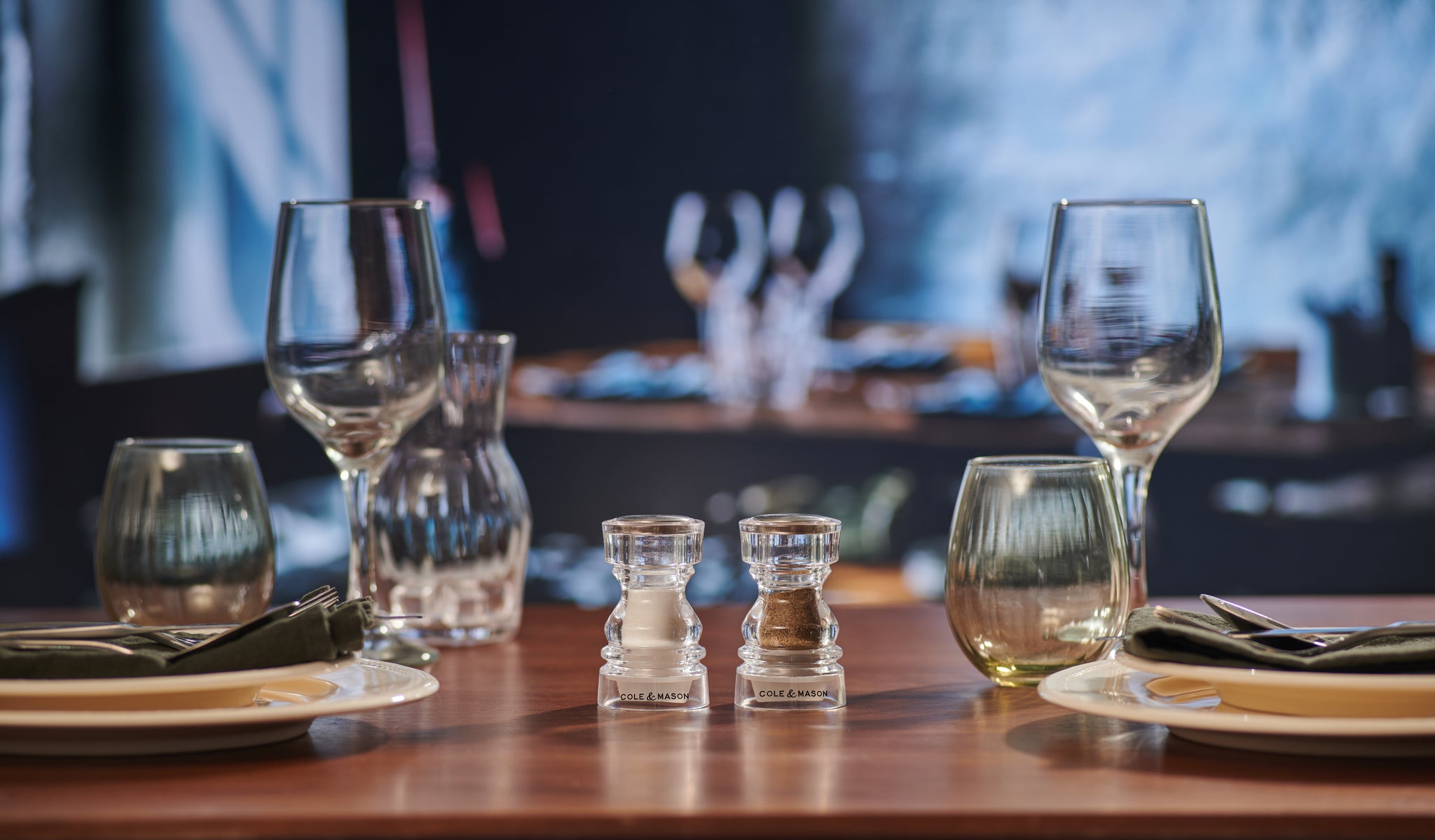 Mini Salt and Pepper Shaker Set | Acrylic | 86mm / 3in | London | Cole