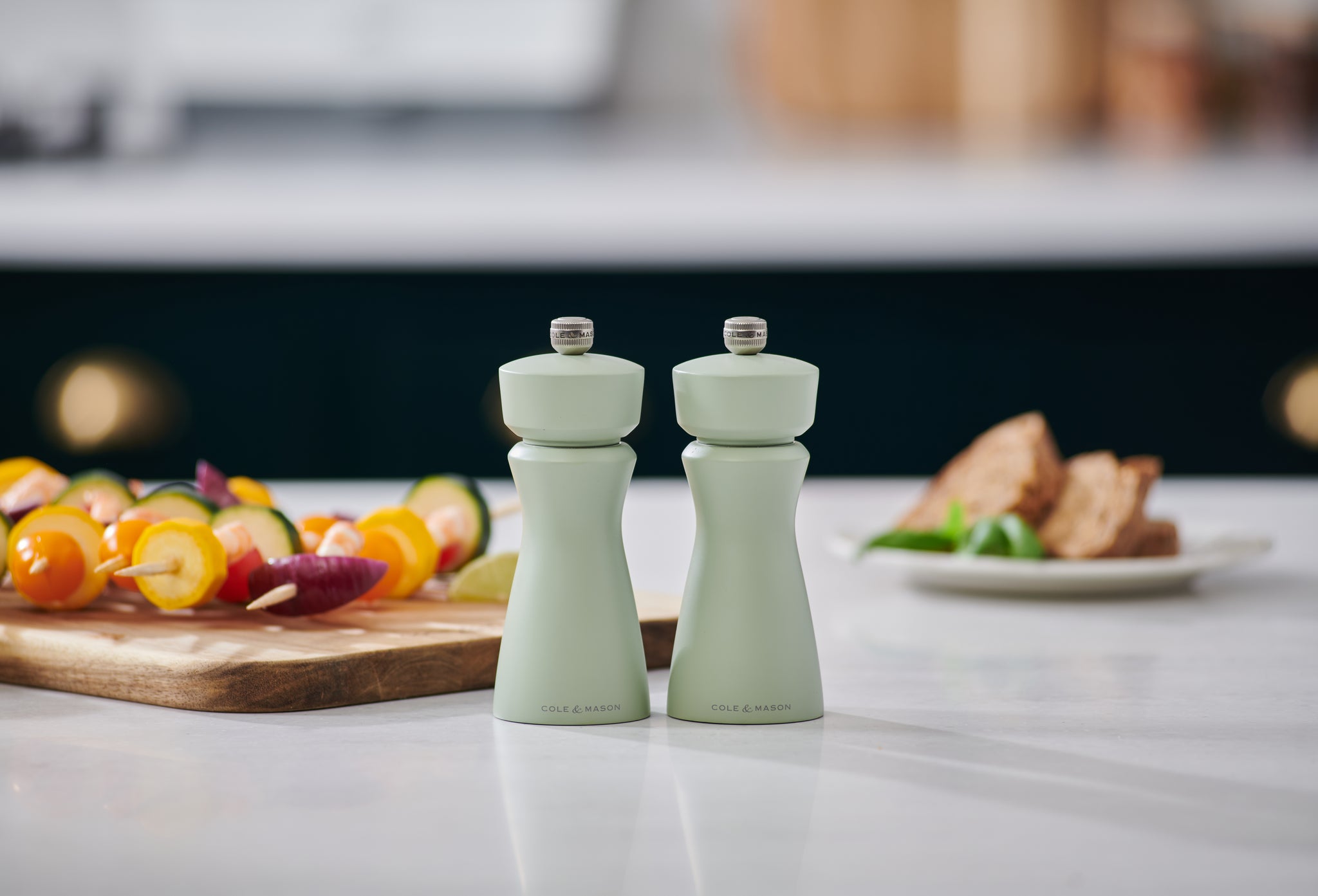 Salt and Pepper Mill | Sage | Kenton | Cole & Mason